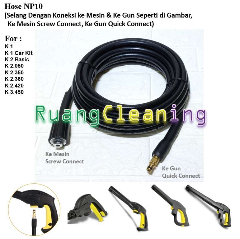 Jual Selang Karcher K1 K2 K3 High Pressure Hose Np10 Selang Untuk Jet ...
