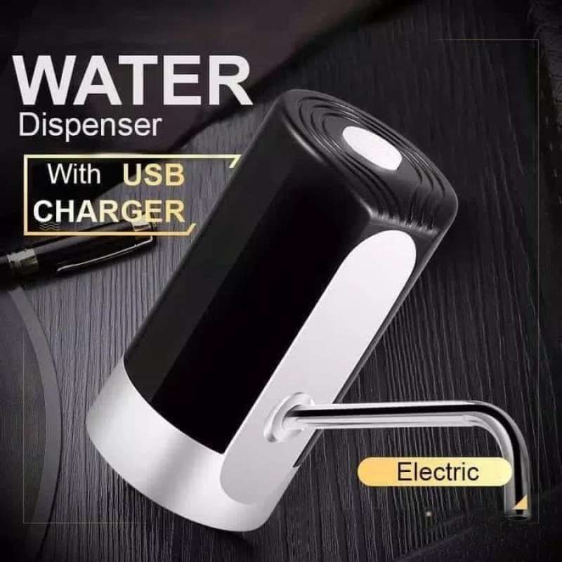 Jual Pompa Galon Air Dispenser Elektrik Mini Praktis Mudah Murah Hitam ...