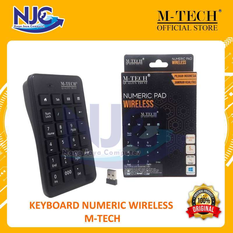 Jual M-Tech Keyboard Numeric Wireless di Seller NAGA JAYA COMPUTER ...