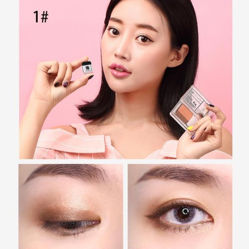 Jual Best 16 GECOMO lazy two-color gradient eye shadow matte nude ...