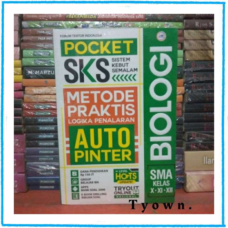 Jual buku bacaan pelajaran novel BUKU POCKET SKS BIOLOGI METODE PRAKTIS ...
