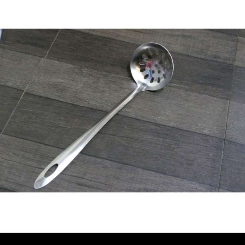 Jual Centong Stainless Bolong Lubang Gantung 21cm | Irus Sendok Sayur ...