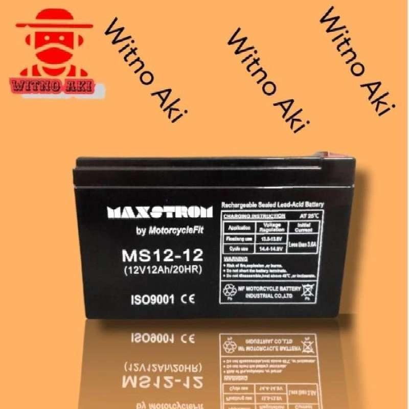 Jual Aki Sepeda Listrik 12v 12ah MF Kering VRLA Battery di Seller Witno ...