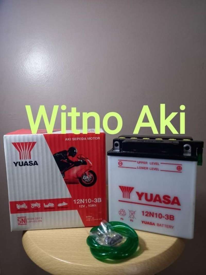 Jual Yuasa 12n10-3b, 12v10ah, Vespa Aki Basah Di Seller Witno Aki - Batu Jaya, Kota Tangerang ...