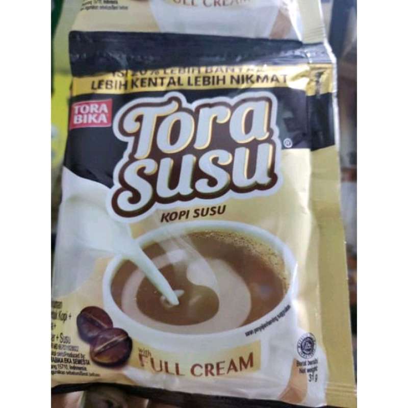 Jual Tora Kopi Susu Full Cream 31gr Isi 10 Pcs Di Seller Thio Aneka ...