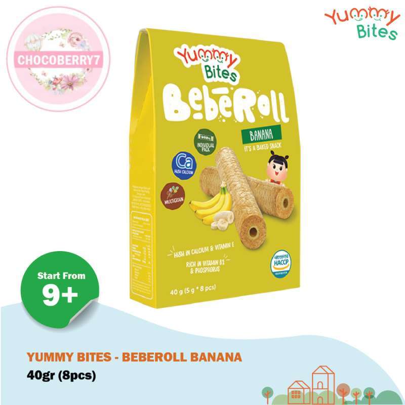 Jual Yummy Bites Bebe Roll (9mo+, diatas 9 bulan) Snack Bayi Sehat ...