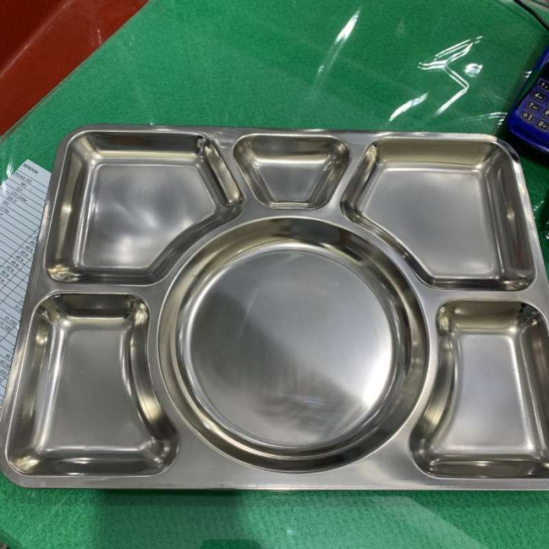 Promo Food tray (29,5cm x39cm) mesh tray stainless, tempat makan rumah ...