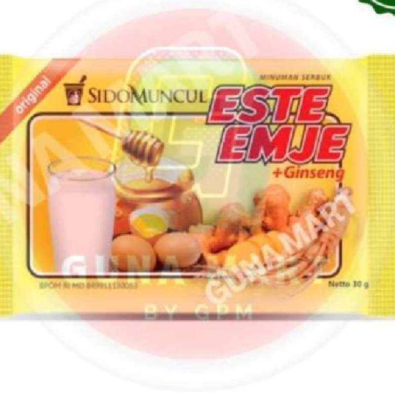 Jual ESTE EMJE SIDOMUNCUL MINUMAN SERBUK PACK ISI 30 SACHET 30 GRAM di ... Jual ESTE EMJE SIDOMUNCUL MINUMAN SERBUK PACK ISI 30 SACHET 30 GRAM di ...
