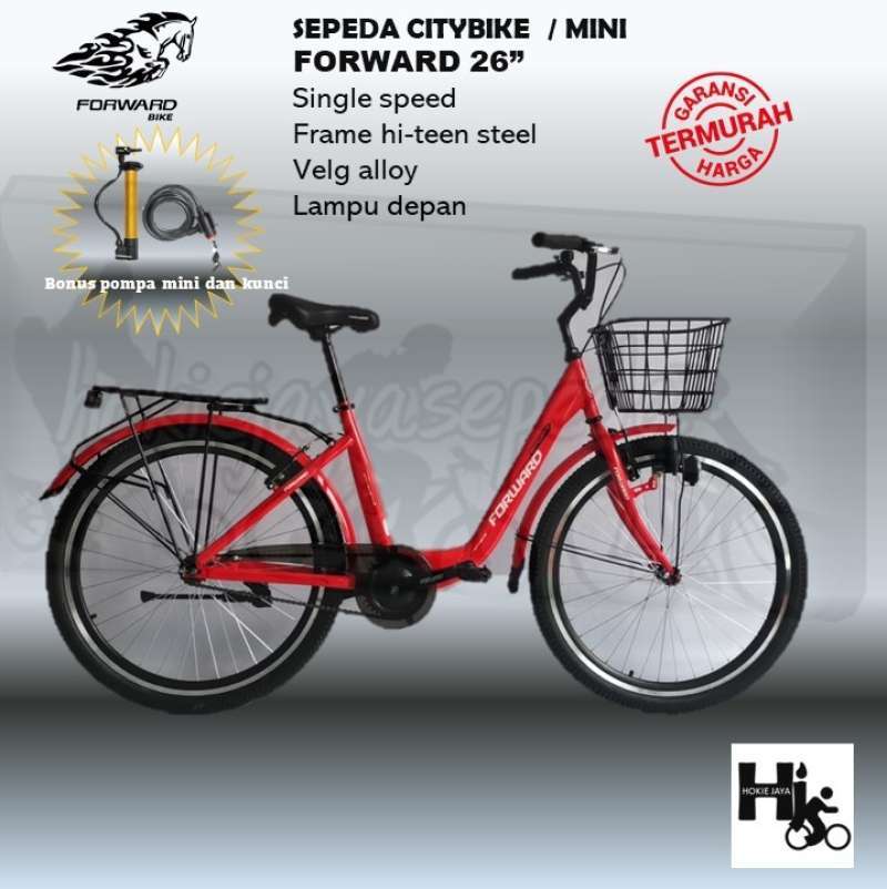 Jual Sepeda Minion 26 Forward Single Speed Kranjang Dan Bagasi - Pompa ...