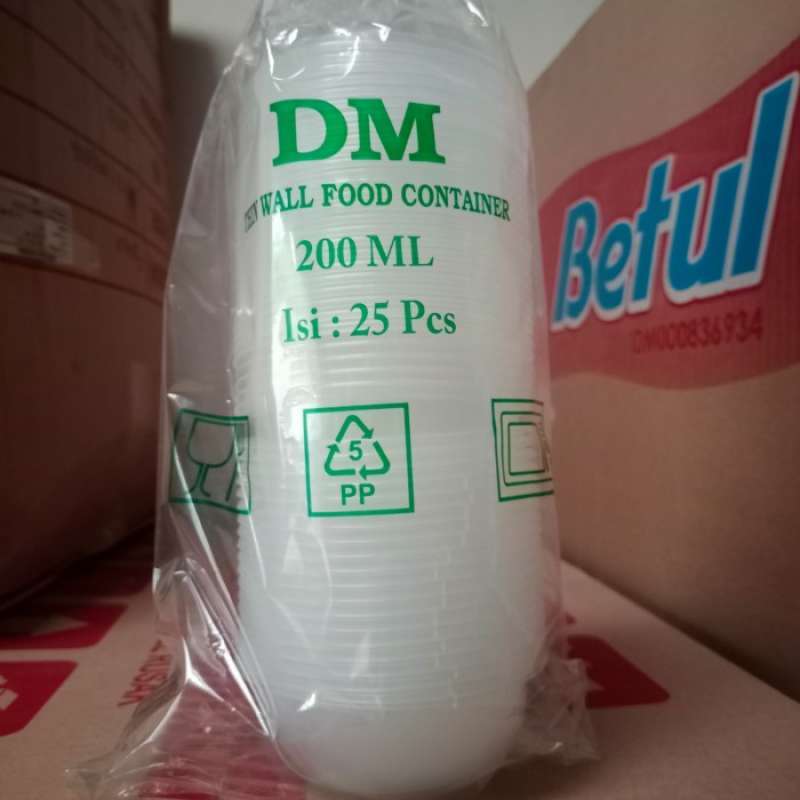 Promo Thinwall Mangkok 200ml 25pcs Diskon 43 Di Seller Odettee Shop