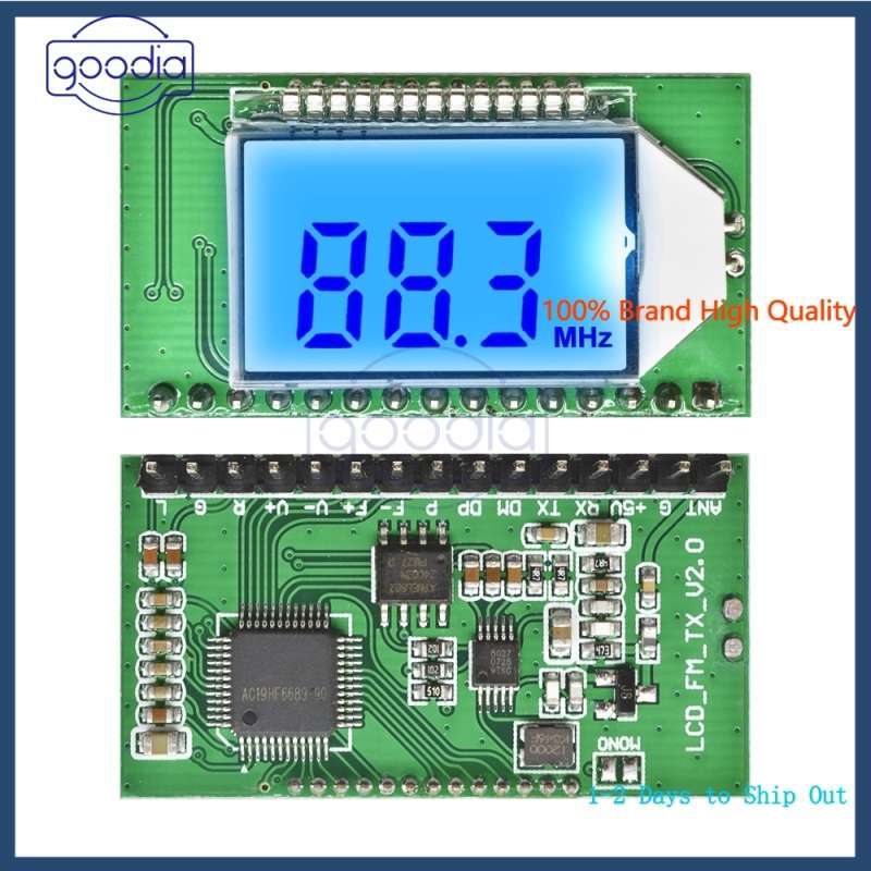 Jual Modul Transmitter Fm Wireless Dengan Mikrofon Untuk Kapal/ FREE ...