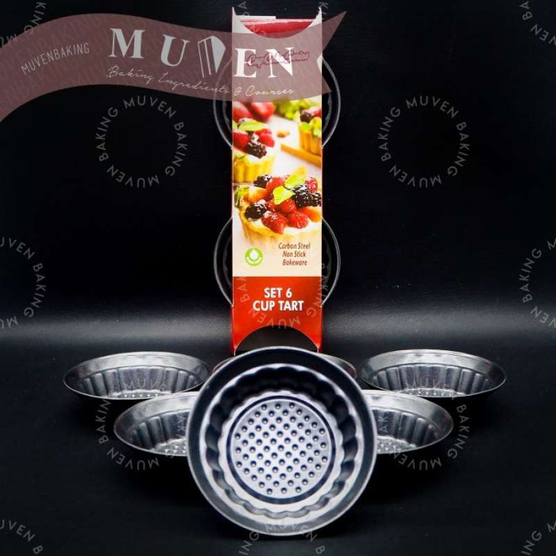Promo ROYAL CUP TART SET 6 PCS / CETAKAN PIE BUAH PAI SUSU TARTLET ...