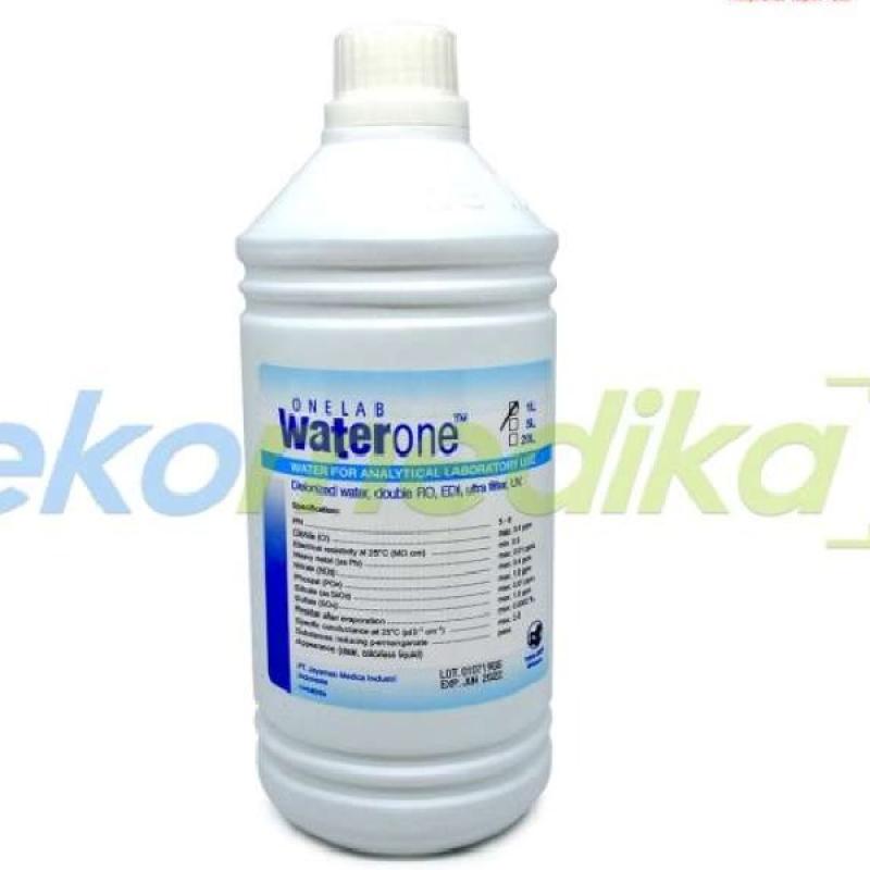 Promo Water One OneMed 1liter / Aquabidest 1000ml Onemed Diskon 39% di ...