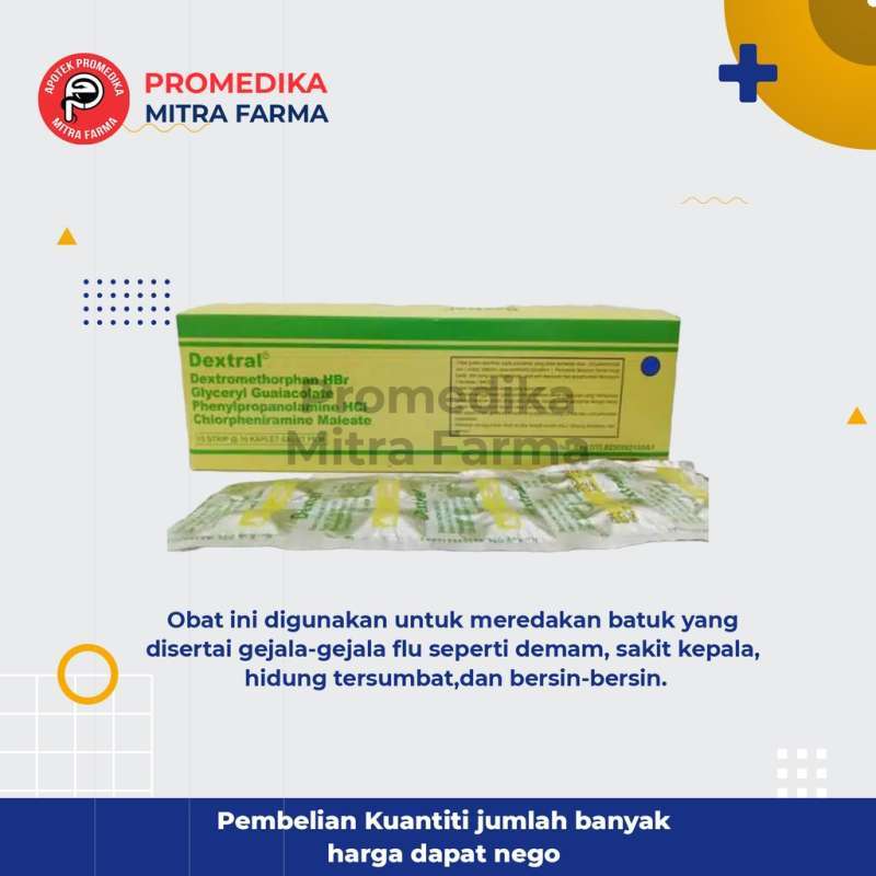 Jual Dextral Kaplet/strip/obat Batuk Dan Flu Dewasa Di Seller Promedika ...