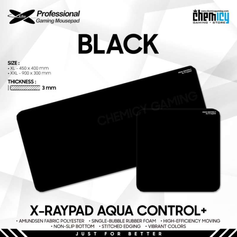 Promo X-Raypad Black Aqua Control Plus Gaming Mousepad - XXL Diskon 10% ...