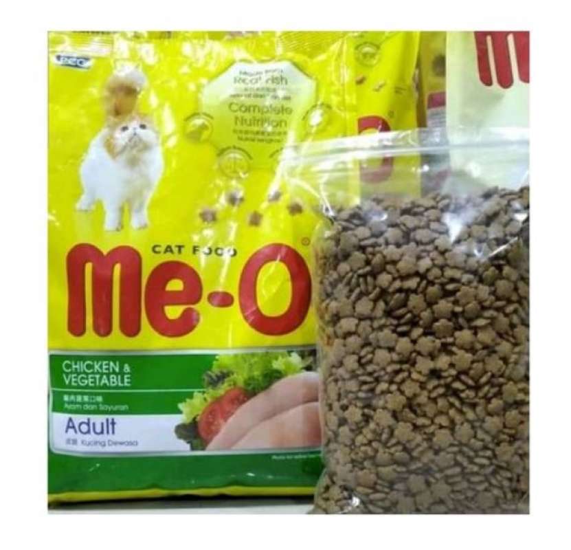 Promo Meo Adult Chicken & Vegetable Makanan Kucing [1kg] Repack Diskon ...