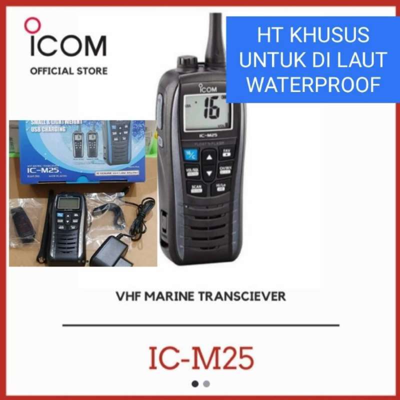 Jual HT ICOM IC M25 VHF MARINE di Seller Mama Shopping - Glodok, Kota ...