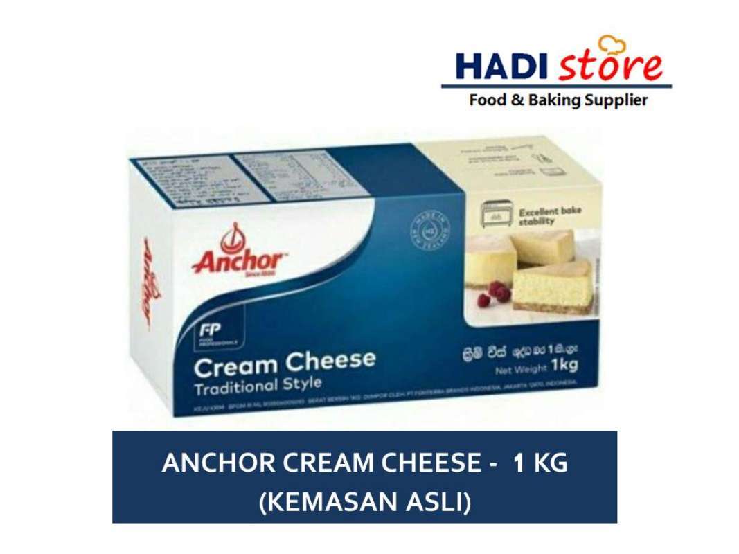 Promo ANCHOR CREAM CHEESE 1 KG 1KG (ORIGINAL PACK) Diskon 3% di Seller ...