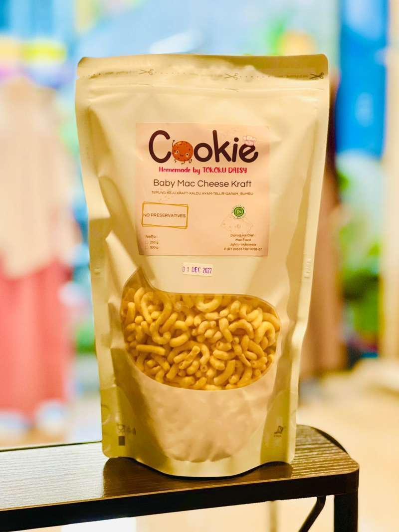Jual COOKIE BABY MAC CHEESE KEMASAN POUCH 250 GRAM (+ KALDU ALAMI) di ...