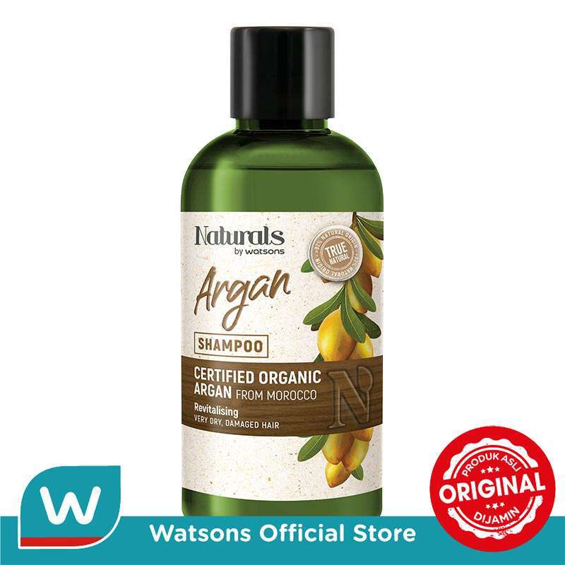 Promo Naturals By Watsons Argan Shampoo 100ml Diskon 36% Di Seller ...