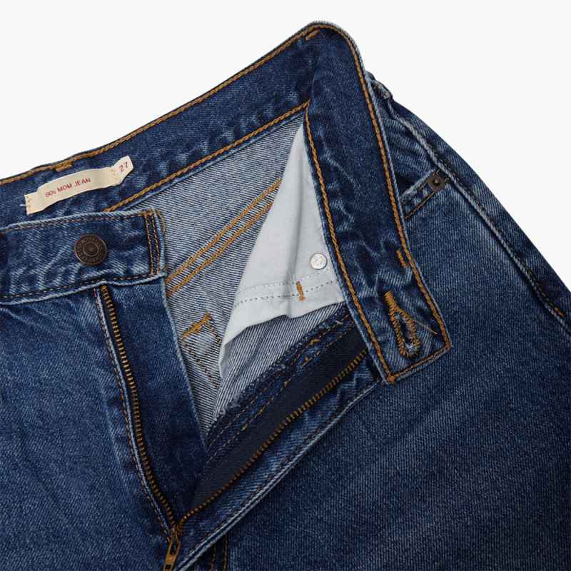 Jual Levi's® Women's '80s Mom Jeans (a3506-0004) - Inseam 28 23 Blue Di ...