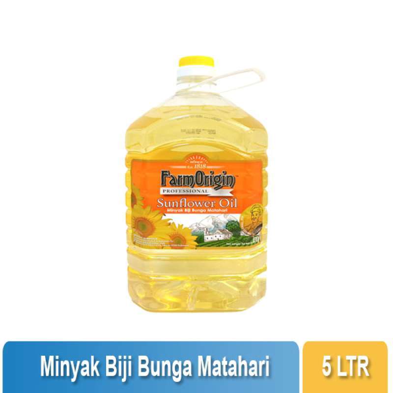 Jual Farm Origin - Sunflower Oil 5l / Minyak Biji Bunga Matahari 5 ...