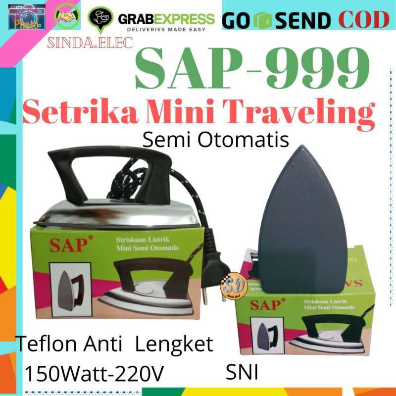 Jual SAP 999 Setrika Mini Strika Mini Traveling Gosokan Mini SAP di ...