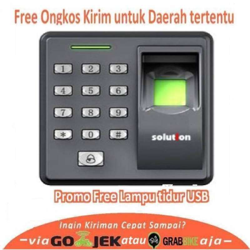 Promo Solution A101 Mesin Absensi Sidik Jari Acces Control Fingerprint ...