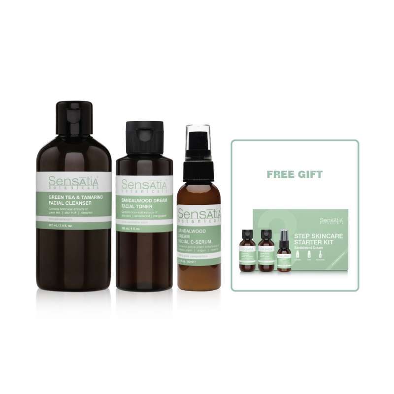 Jual Sensatia Botanicals 3-step Skincare Set (combination Skin) - Free ...