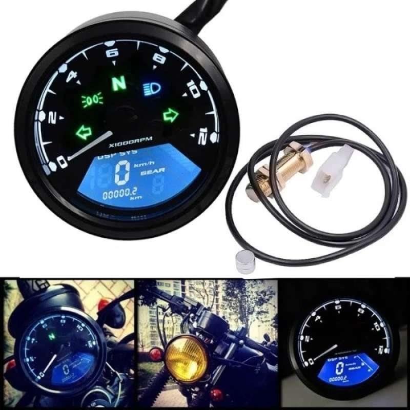 Jual speedometer digital tachometer mobil motor rpm gear position ...