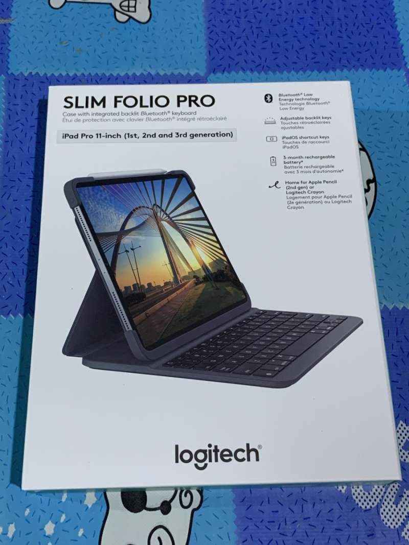 Jual iPad Pro 11 3rd gen M1 2021 / 2nd gen 2020 Logitech Slim Folio Pro ...