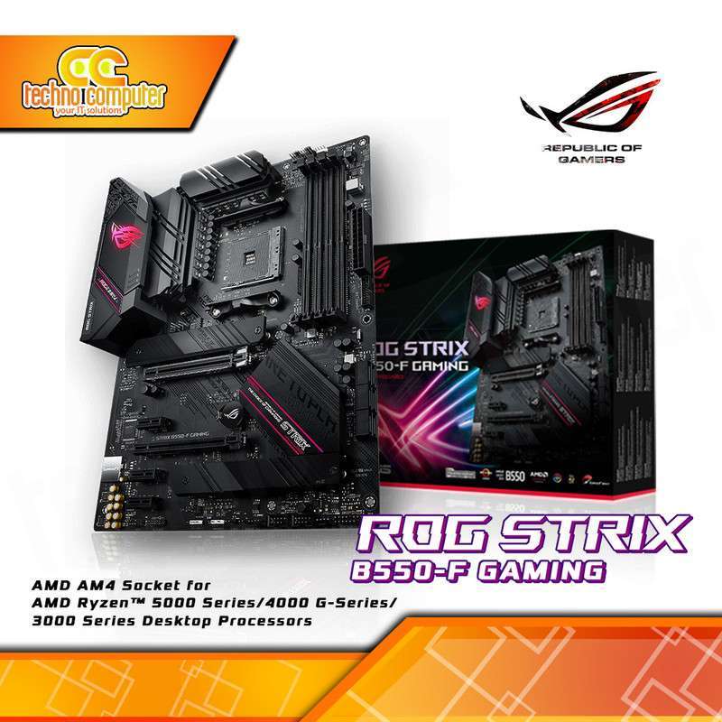 Jual MOTHERBOARD ASUS ROG STRIX B550-F GAMING - ATX, AM4, B550, DDR4 di ...