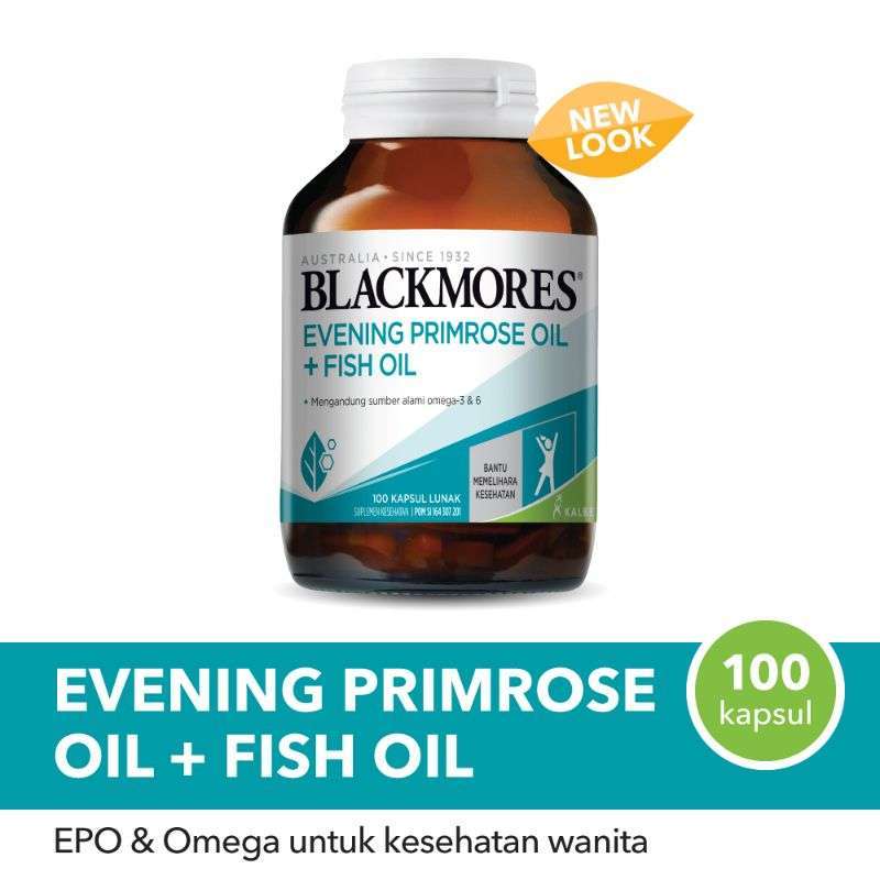 Promo Blackmores Evening Primrose Oil + Fish Oil Suplemen Kesehatan ...