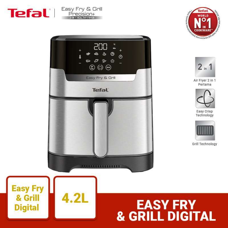 Promo Tefal Easy Fry & Grill Digital EY505 Diskon 38% di Seller Tefal Official Store - Tefal ...