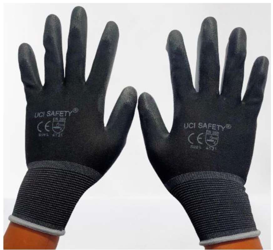 Promo Sarung Tangan Safety Karet Palm Fit Glove Uci Safety Hitam Ukuran ...