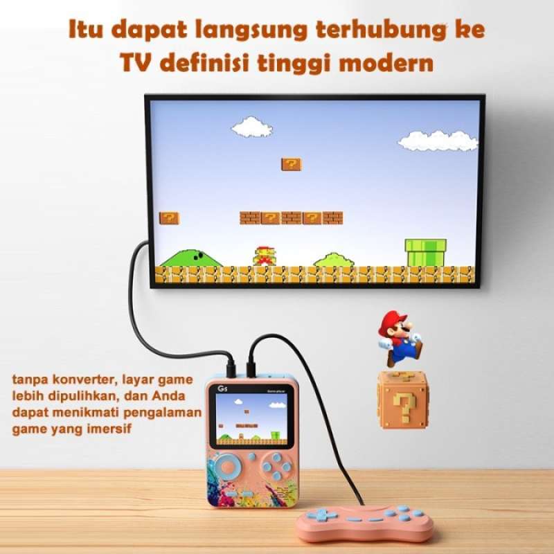 Jual Game Boy Console Portable Classic 500 Game Player Built-Connect To ...