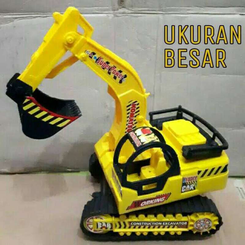Jual Mainan Mobil Truk Beko Besar Excavator - Mainan Beko Excavator ...