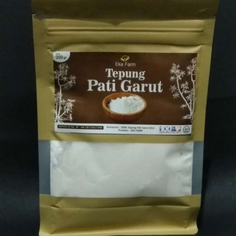 Promo Oem Tepung Pati Garut Ekafarm | Sarapan Bubur Tepung Garut Ig14 ...