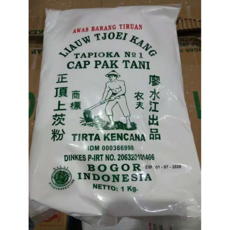 Promo Tepung Tapioka PAK TANI 1kg/Sagu TANI/Tepung Kanji PAK TANI ...