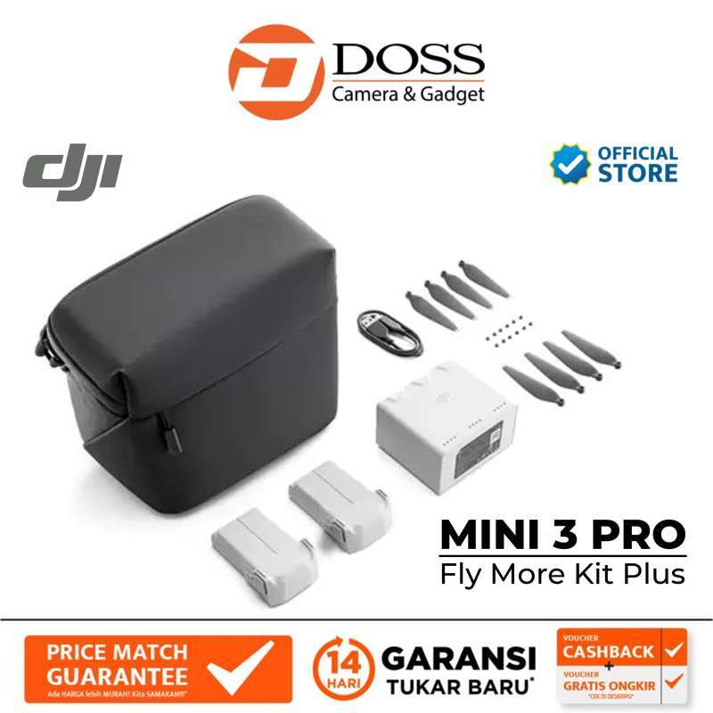 Jual DJI Mini 3 Pro Fly More Kit Plus di Seller Doss Official Store ...