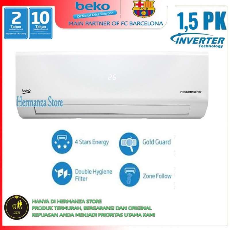 Jual Beko Ac Air Conditioner Inverter 1,5 Pk Bsvoa 120/121 / Bsvoa120 ...