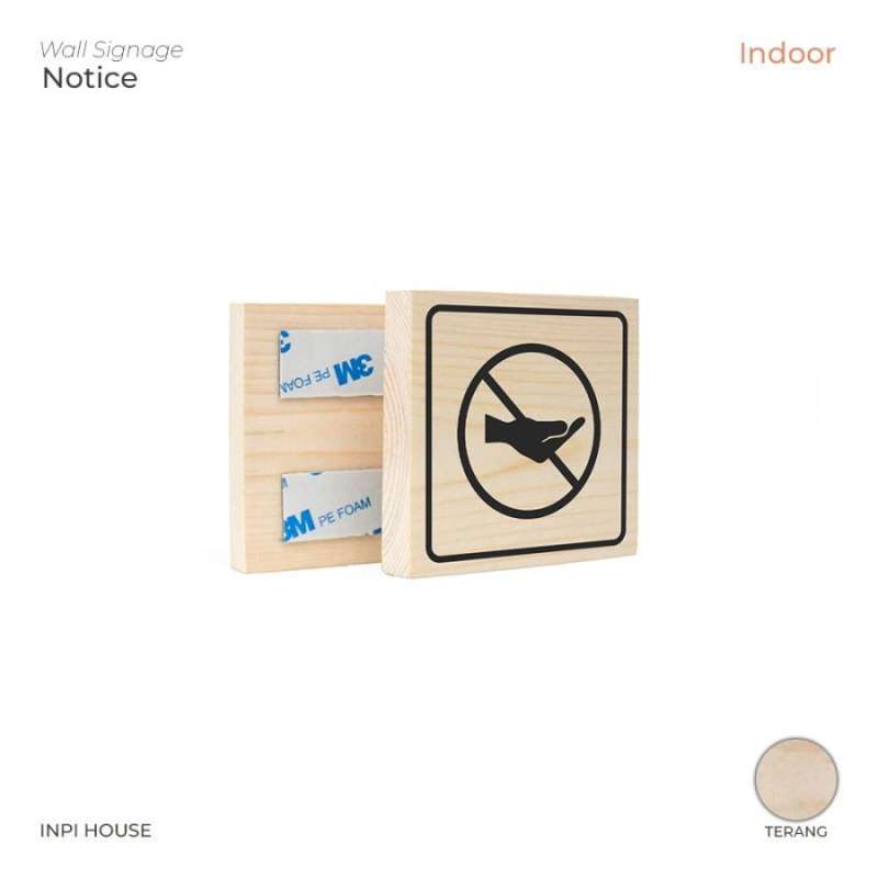 Jual Sign System No Tipping Allowed - Dilarang Memberikan Tips - Wall ...