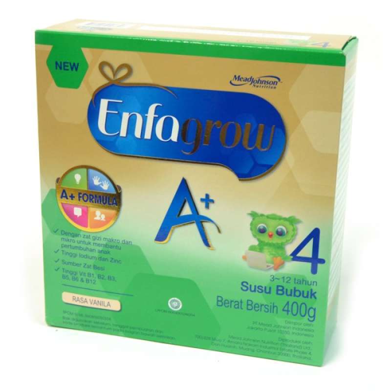 Jual Enfagrow Milk A Plus 4 Vanila 400Gr di Seller Suzuya Official ...
