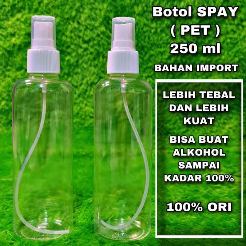 Jual BOTOL SPRAY 250 ML, PLASTIK KUAT DAN TEBAL DIGUNAKAN UNTUK CAIRAN di Seller Cliger shop ...