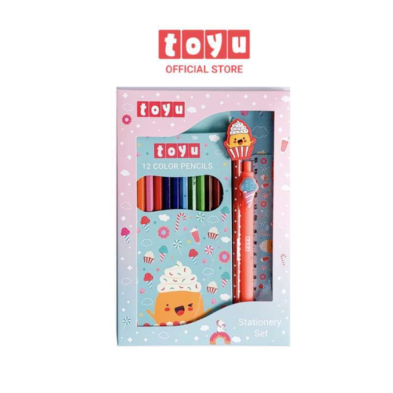 Promo Toyu Set Bundling Stationery Alat Tulis Anak Lengkap Sekolah ...