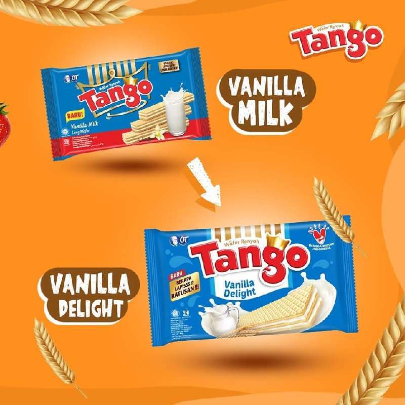 Promo Tango Wafer Rasa Vanilla Delight 110 G Diskon 12% Di Seller ...