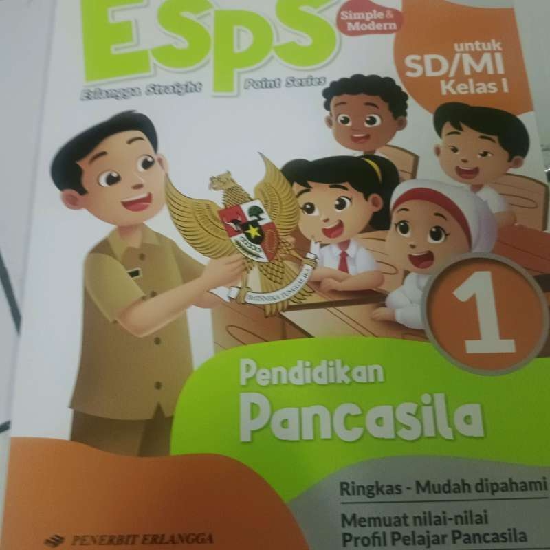 Jual BUKU BARU KURIKULUM MERDEKA ESPS PENDIDIKAN PANCASILA UNTUK SD KELAS 1 ERLANGGA di Seller ...