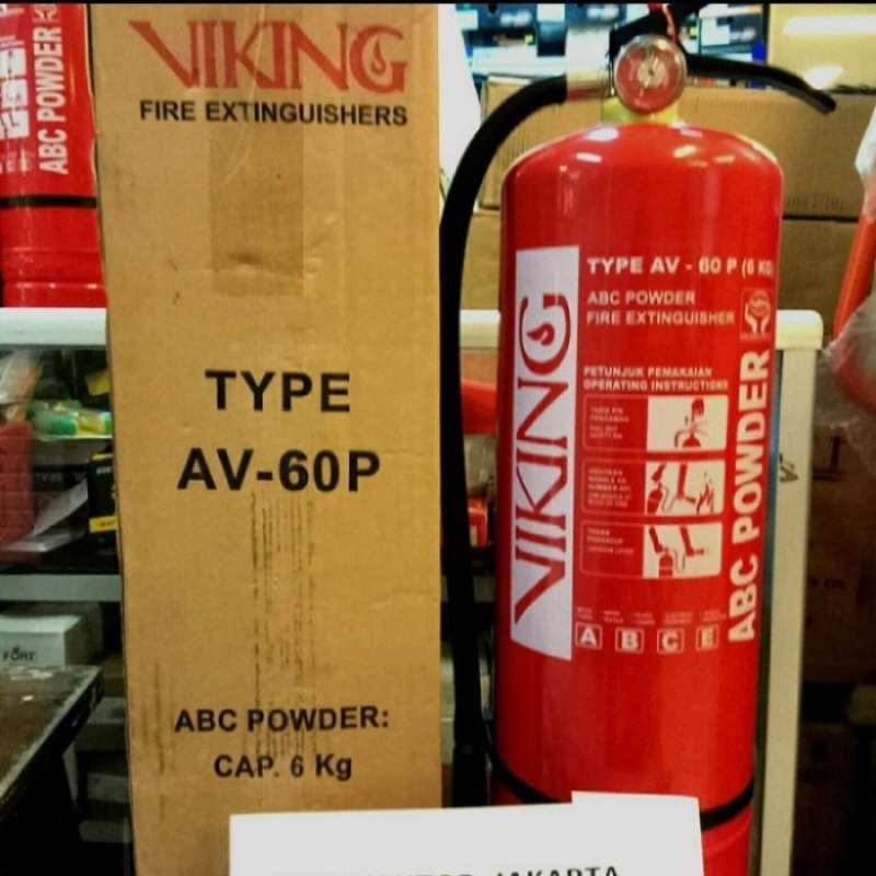 Promo Apar Viking 6 Kg Abc Powder Av-60p Pemadam Api Fire Extinguisher ...