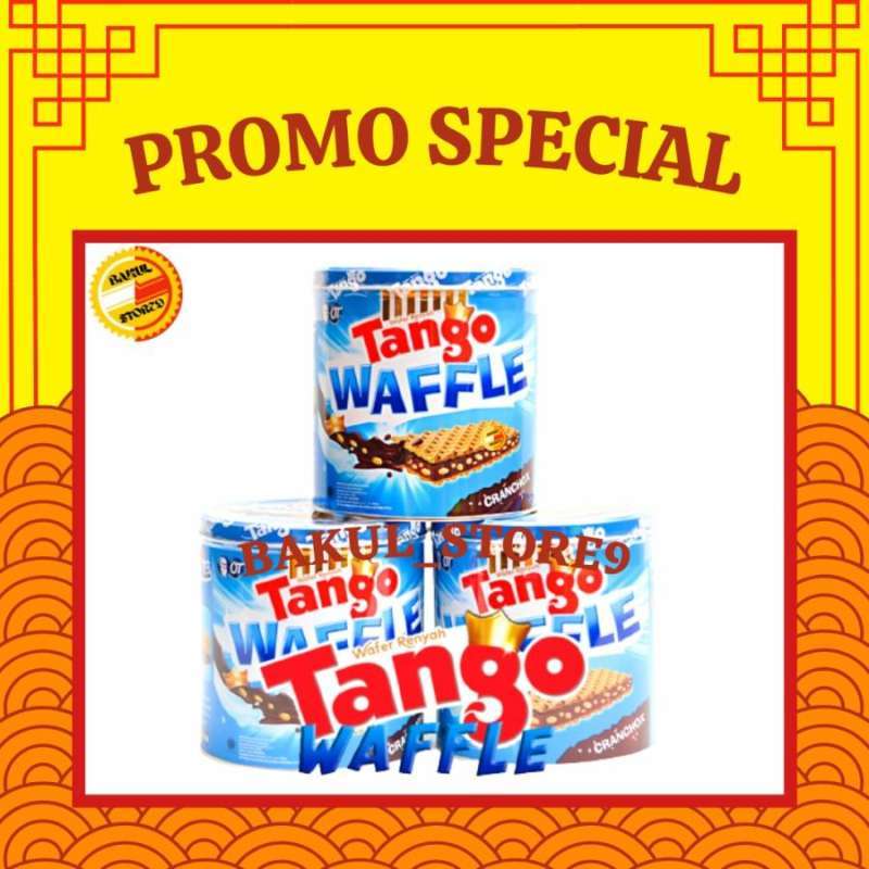 Jual TANGO Waffle Crunchox 300 gr Kemasan Kaleng di Seller Bakul store9 ...