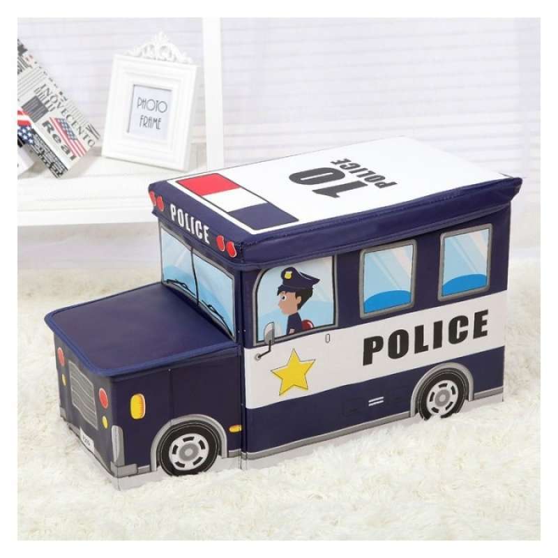 Promo Toy Box Bus Storage Box Car Foldable Kotak Mainan Organizer Kado ...